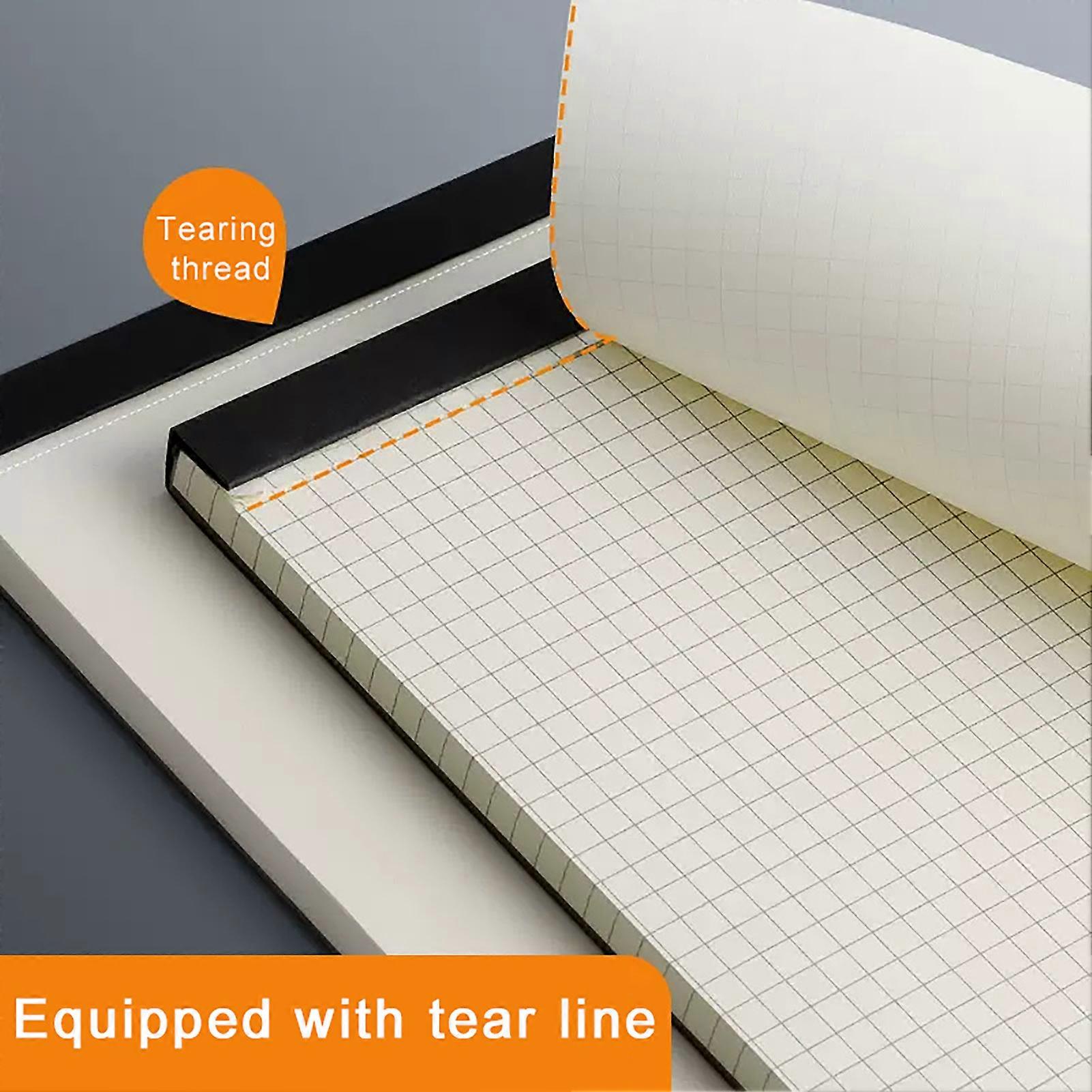 Grid Paper Pad 80 Sheets Easy Tear Off Quadrille Grid Notebook A5/B5/A4 ...