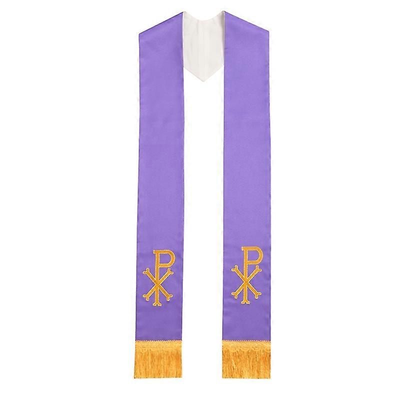 Priest Stole Clergy Reversible Stoles Embroidery Church Vestments ...