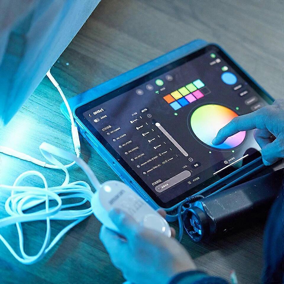 Amaran Sm5c Smart Rgb Full-color Pixel Led Light Strip 20w 3200-6500k ...