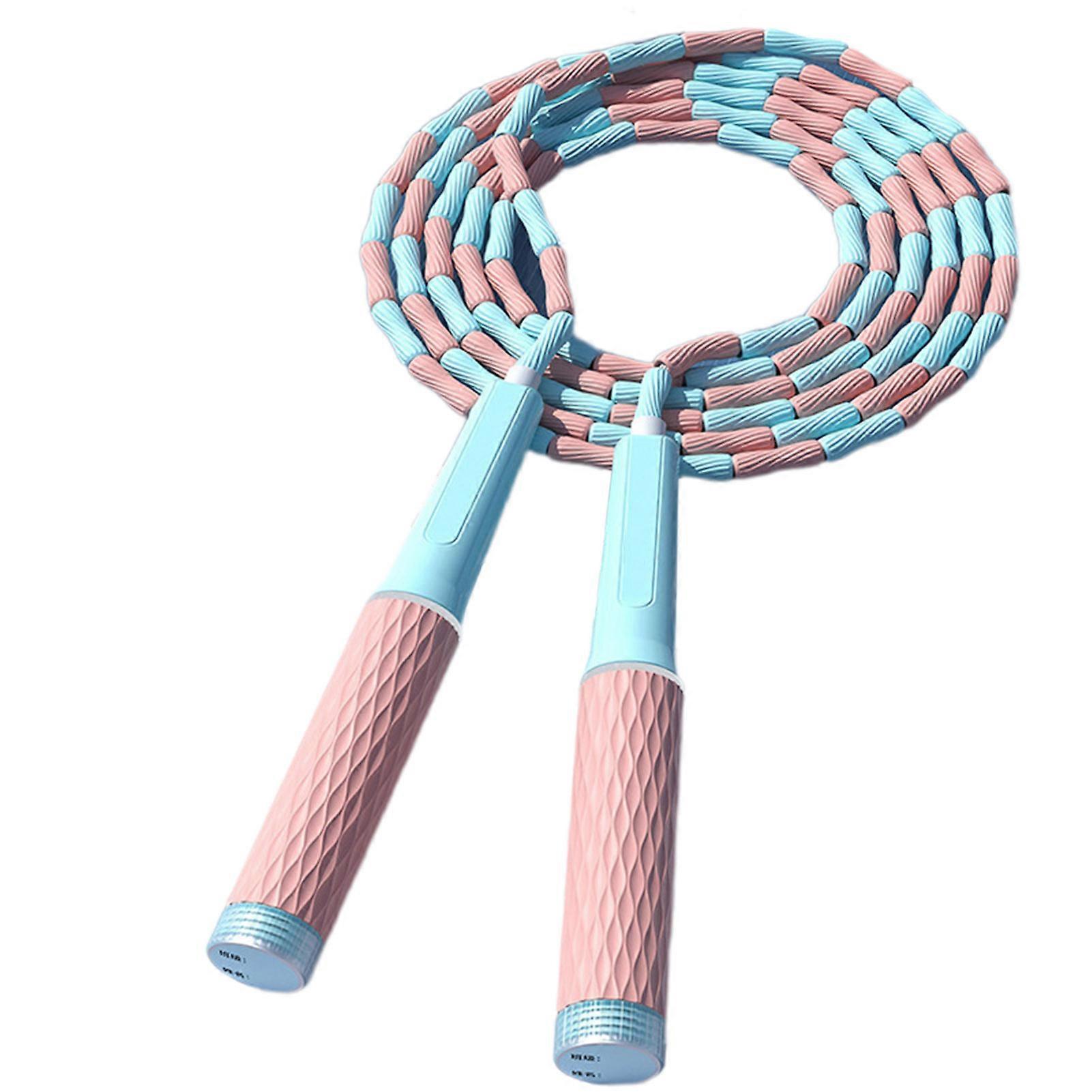 2.8m Soft Beaded Jump Rope - Anti-Tangle Segmented Fitness Skipping ...