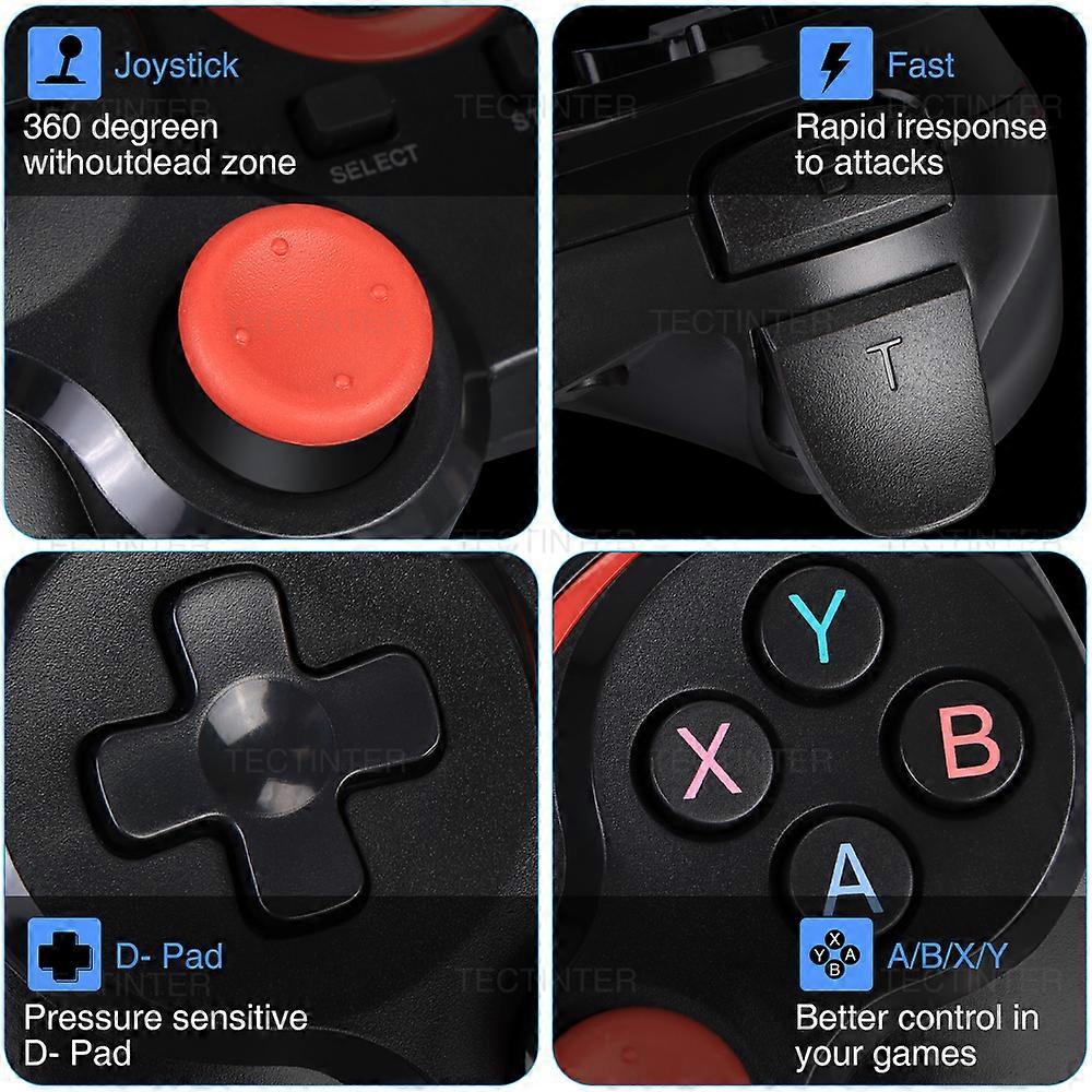 Terios Wireless Joystick Support Bluetooth 3.0 Gamepad Game Controller ...