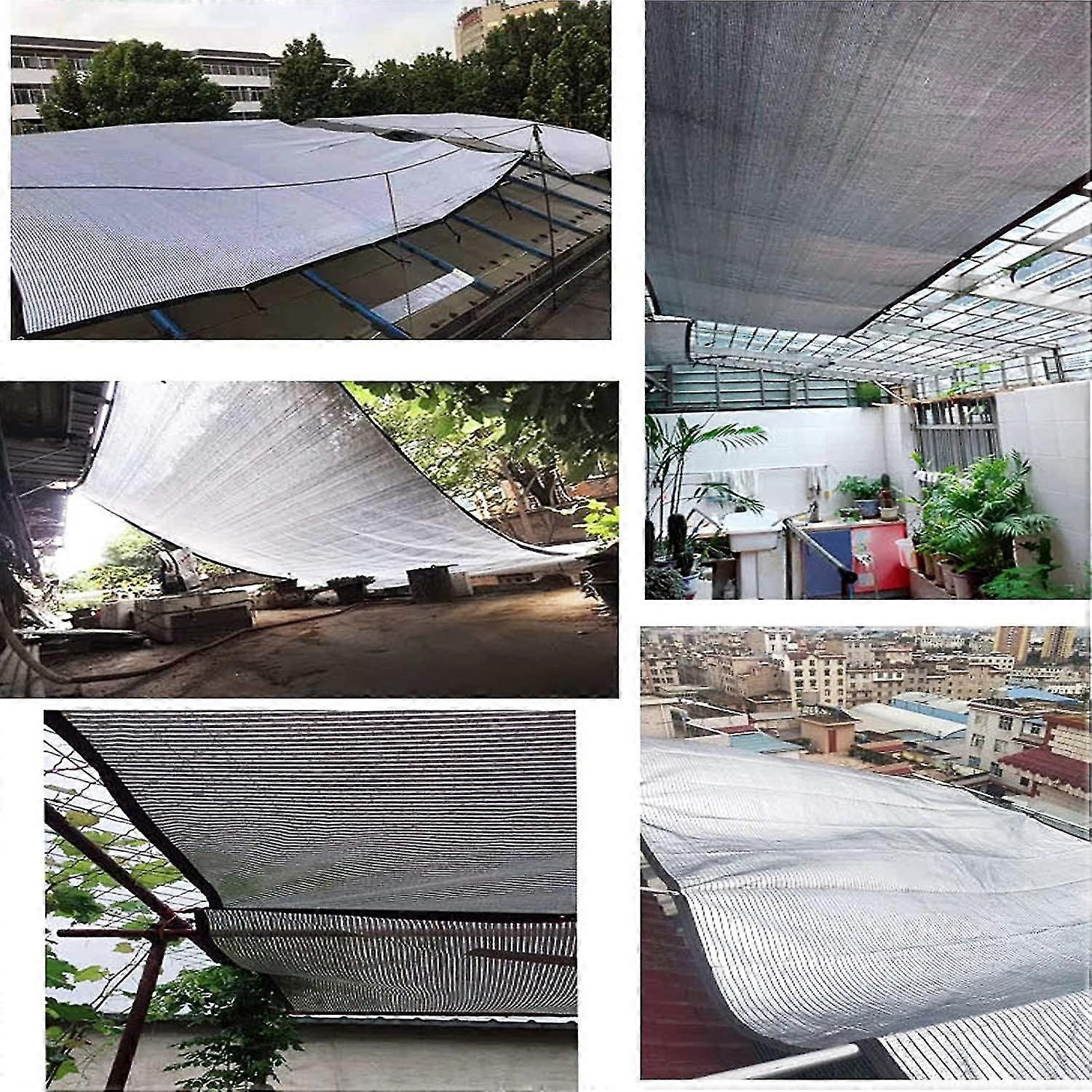 Outdoor Decoration Shade Netting,silver,greenhouse Shade Net,99% ...