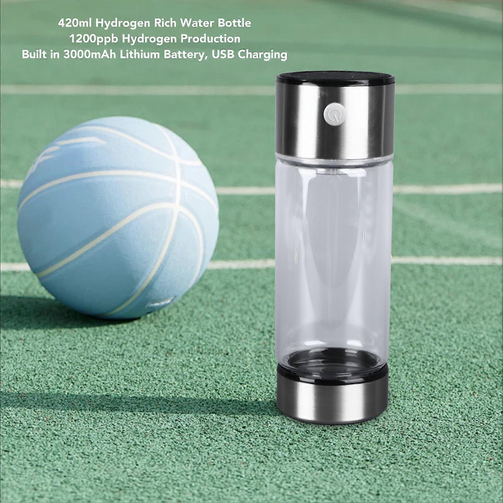 Hydrogen Rich Water Bottle USB Charging 420ml Portable Alkaline Water Generator Ionizer High ...