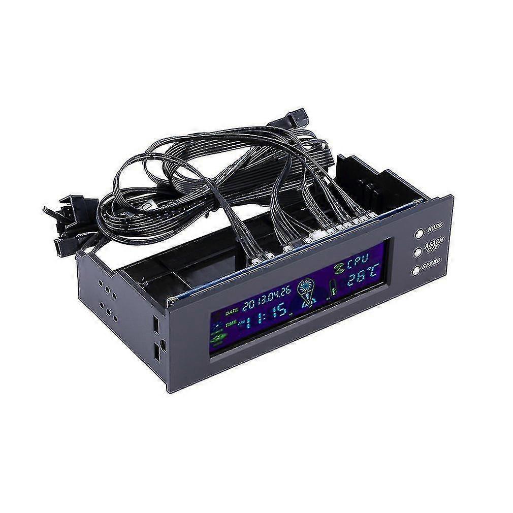 5.25 Inch Pc Fan Speed Controller Temperature Display Lcd Front Panel ...