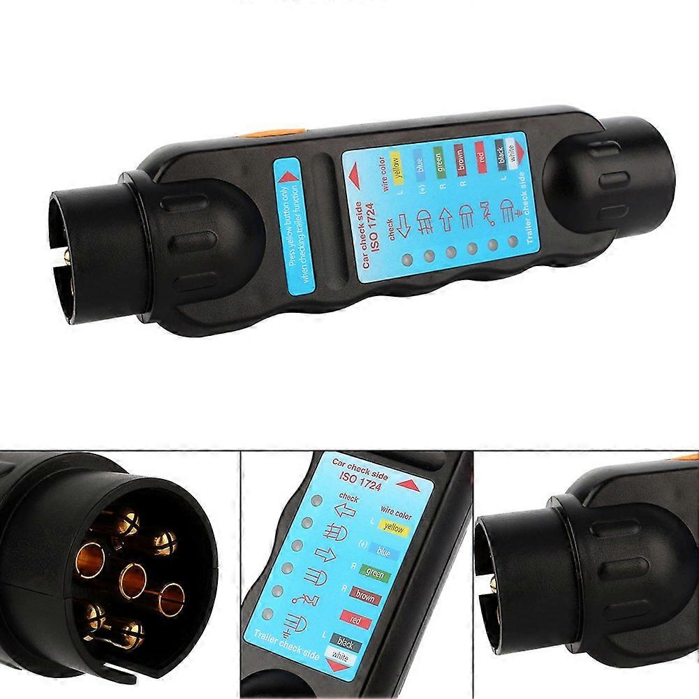 good 7 Pin Trailer Tester 12V Car Trailer Diagnostic Wiring Tester Plug ...