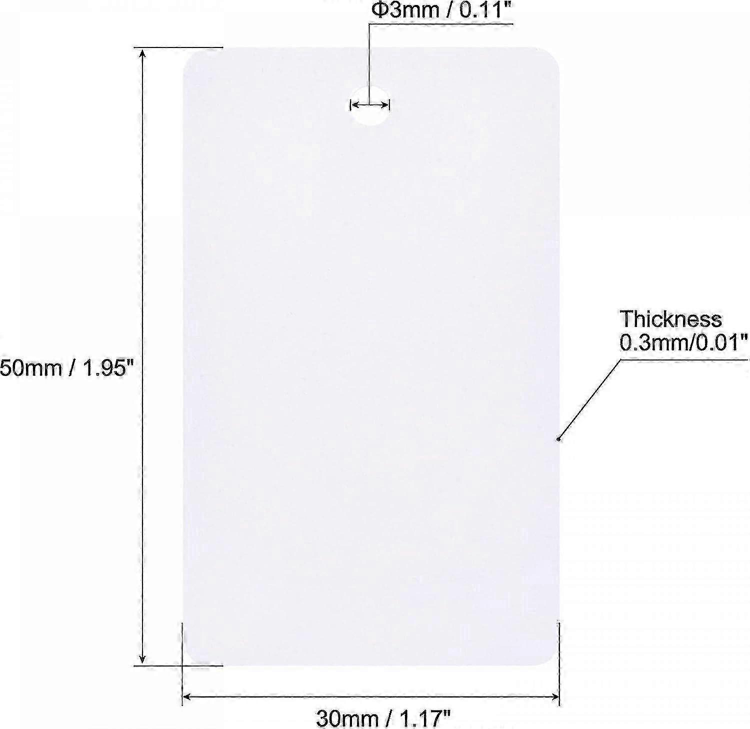 Blank Waterproof Eyelet Hole Plastic Shipping Tags, For Product ...