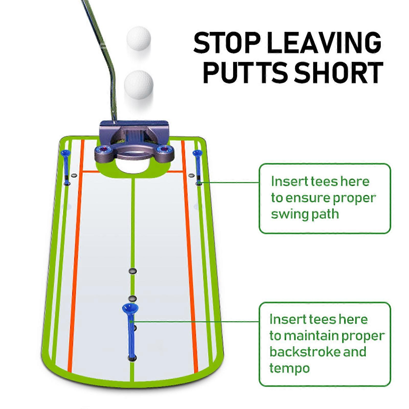 Golf Putting Alignment Mirror For Golf Putting Practice for Beginners ...