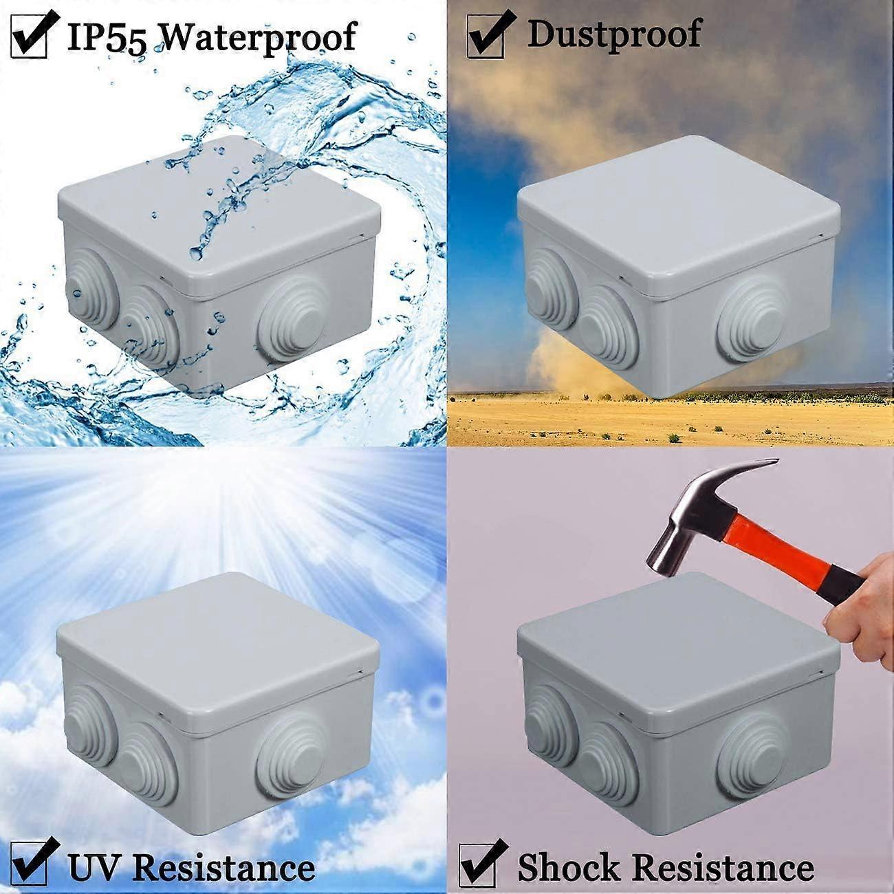 IP55 Waterproof Dustproof Junction Box, Universal Electrical Project ...
