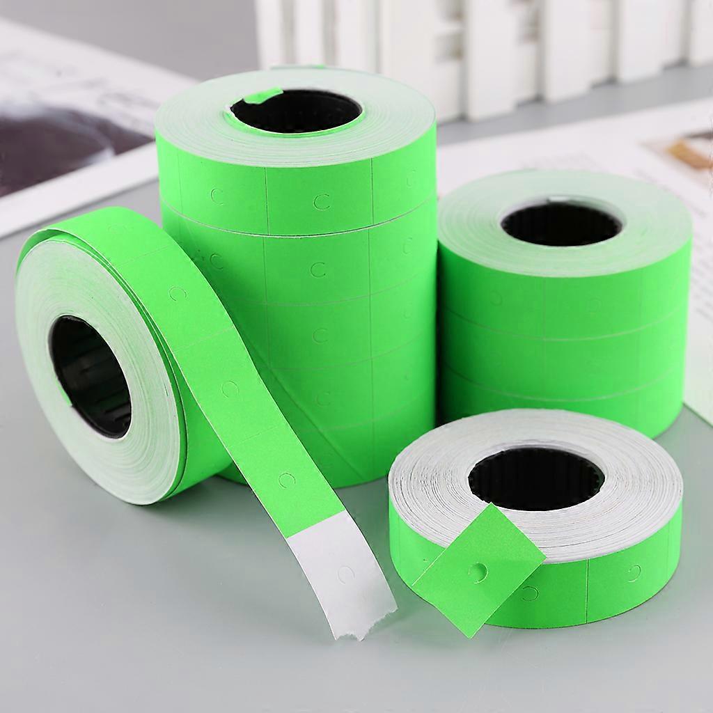 10 Rolls 5000 Pieces Double Row Colorful Price Label Paper Tag Mark ...