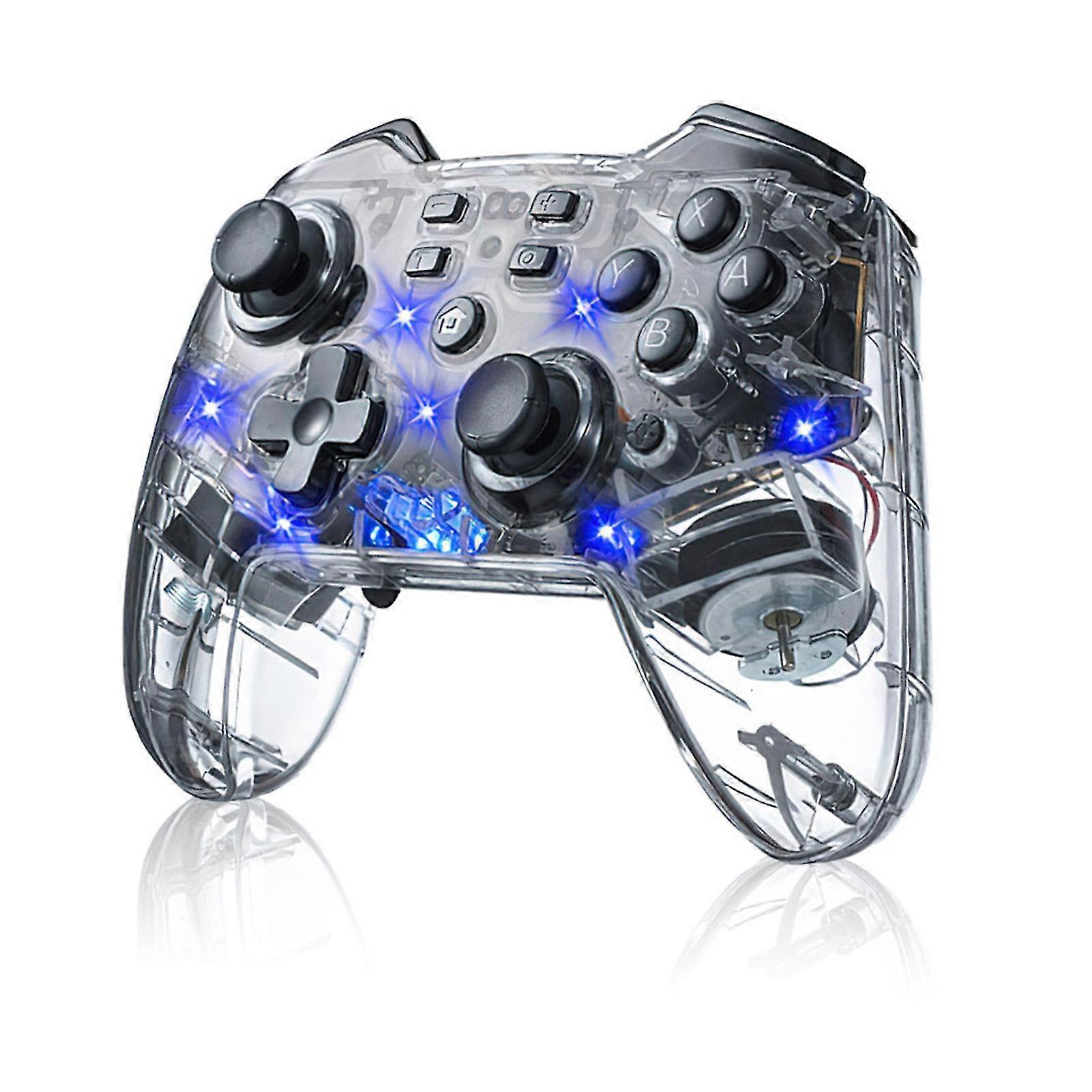 Transparent Gamepad With Vibration Function Video Game Player ...
