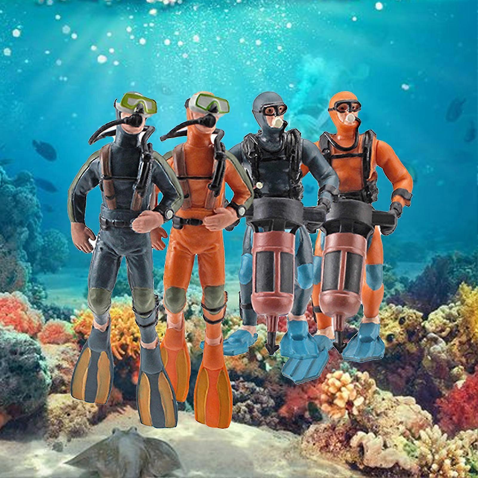 Diver Figure，Diver Figure Realistic DIY PVC Simulation Seabed ...