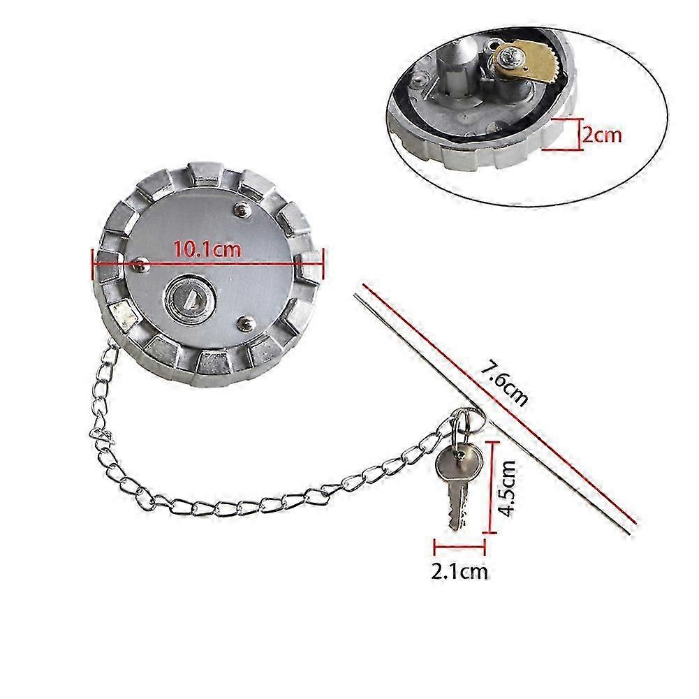 Locking Diesel Fuel Cap With Key K071-385-1234 Truck Fuel Tank Gas Cap ...