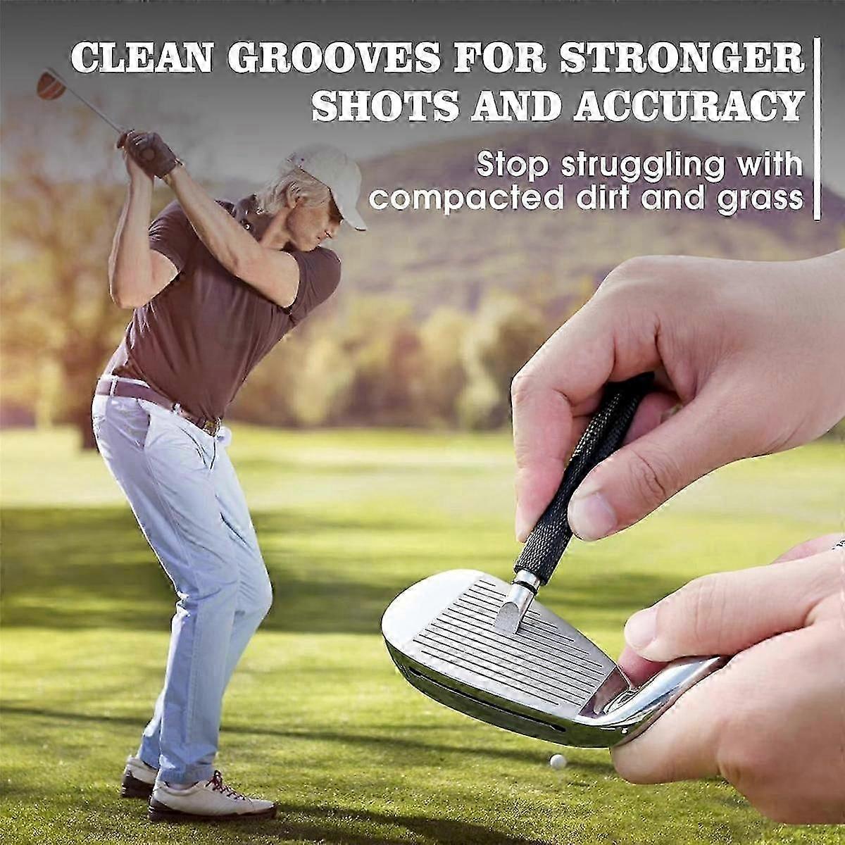 Golf Club Cleaner Set with Golf Club Brush Golf Groove Sharpener Golf ...