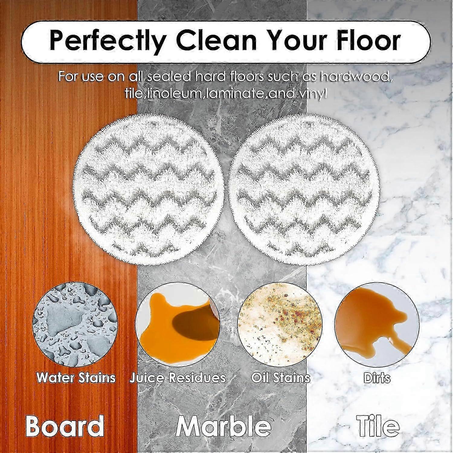 25-26 (8 Pack) 3897A Replacement Mop Pads Compatible Bissell with ...