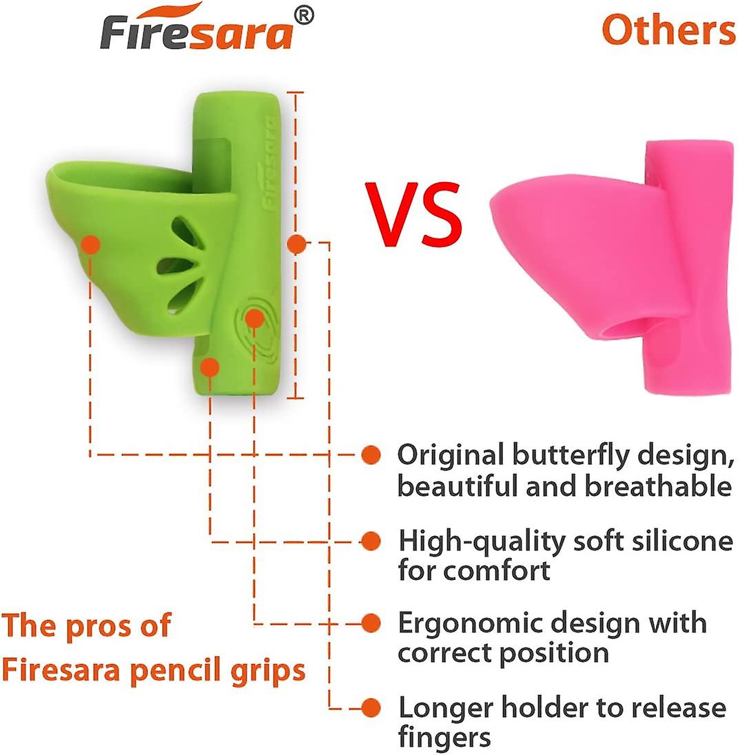 3 Pack Left-handed Pencil Grips, Correction Writing Aid Grip For ...