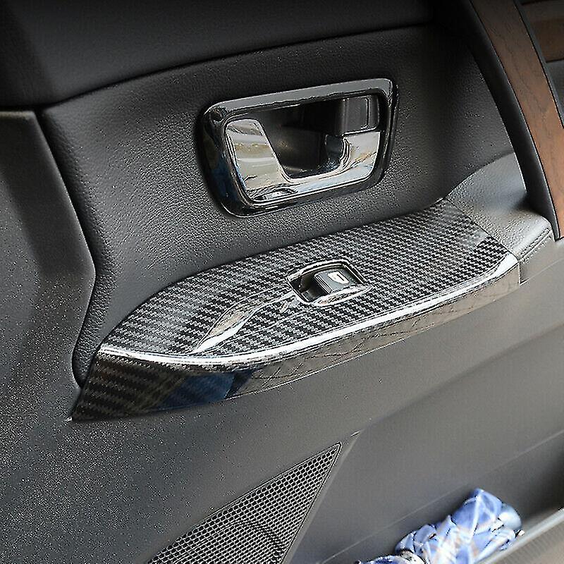 For Pajero 2007-2019 Car Inner Window Lift Switch Button Panel Cover ...