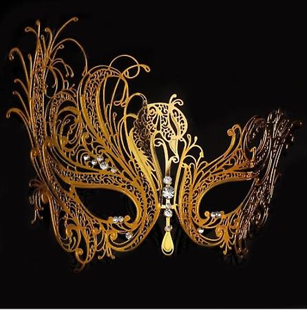 2022 Metal Filigree Laser Cut Men/Women Venetian Masquerade Eye Masks ...