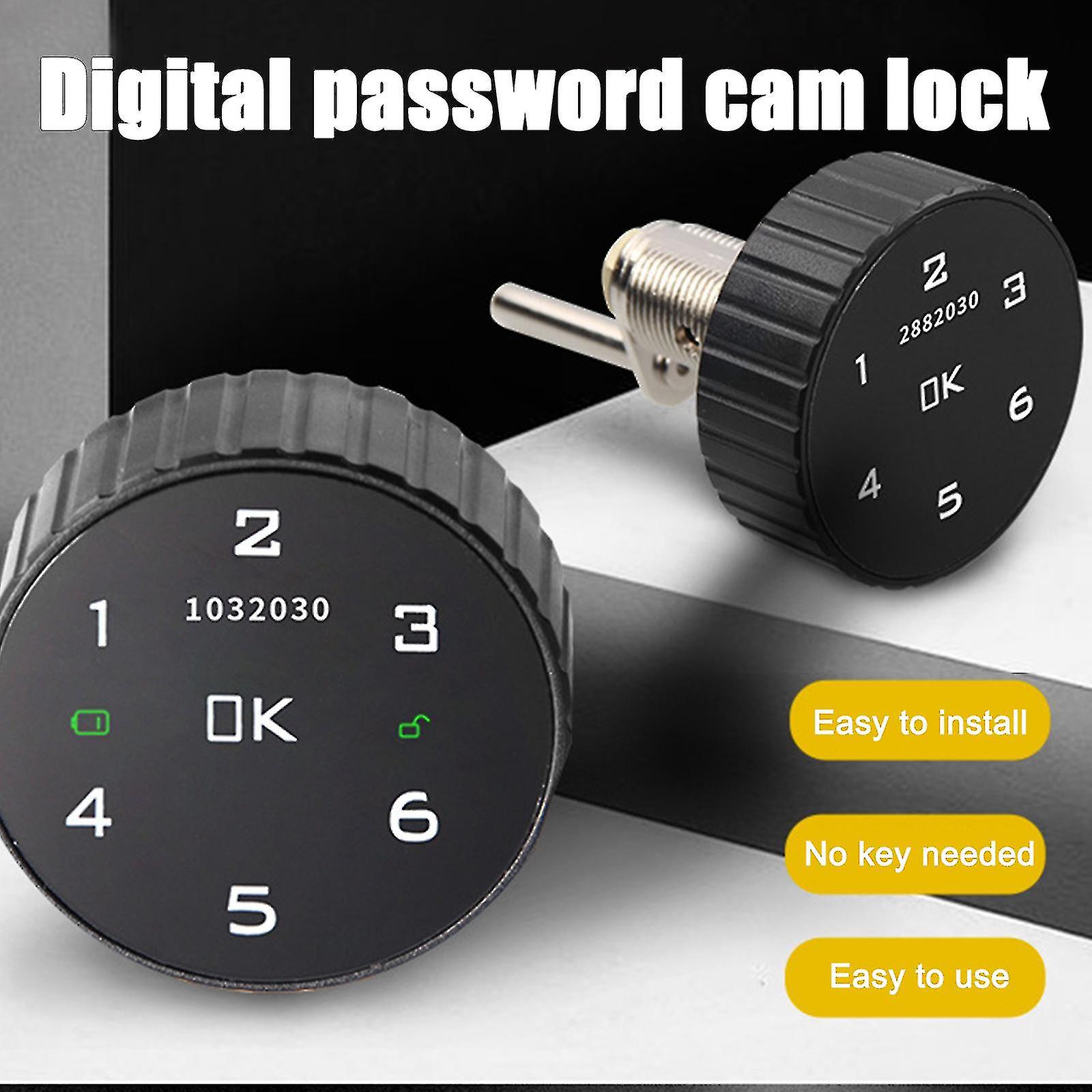 Touch Digital Keypad Lock Smart Drawer Combination Padlocks Cabinet ...