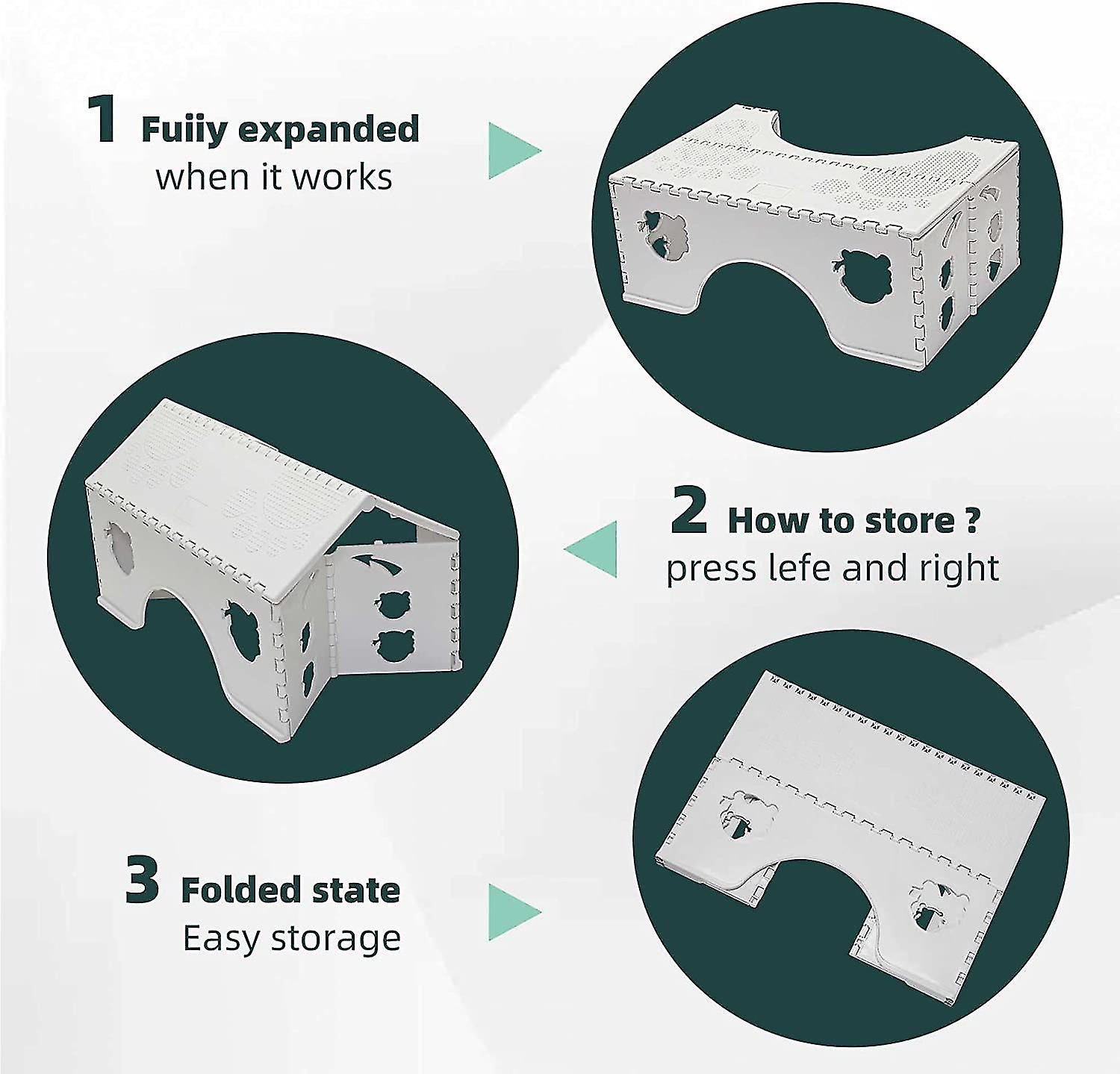 Foldable Toilet Stool - Physiological Squatty Potty For Adults And ...