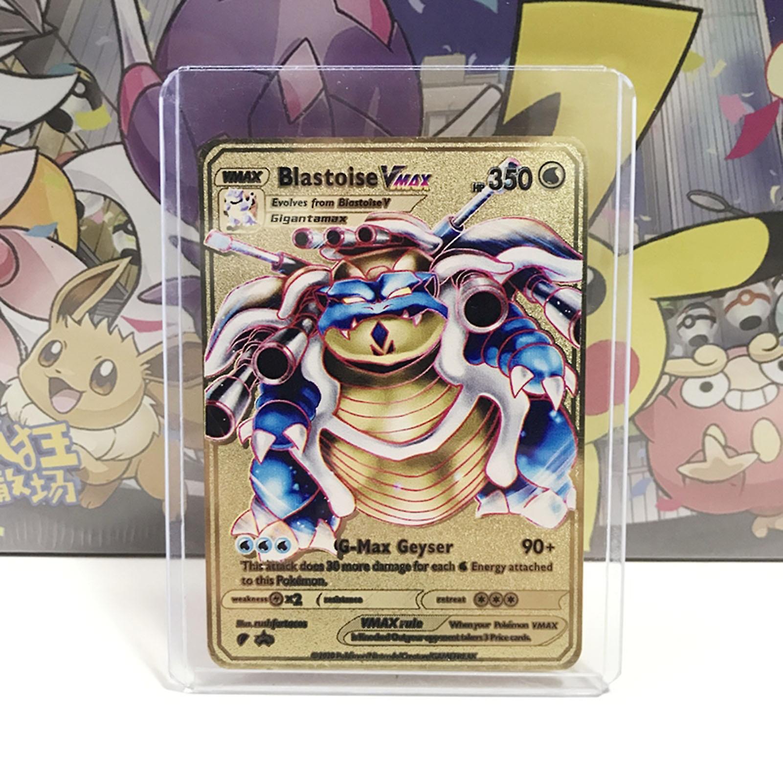 Trading Card High Strength Delicate Shiny Spanish Version Pokemon Metal ...