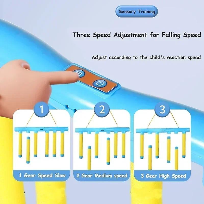 Fun Challenge Falling Sticks Game Toy Sports Training Reaction Ability ...