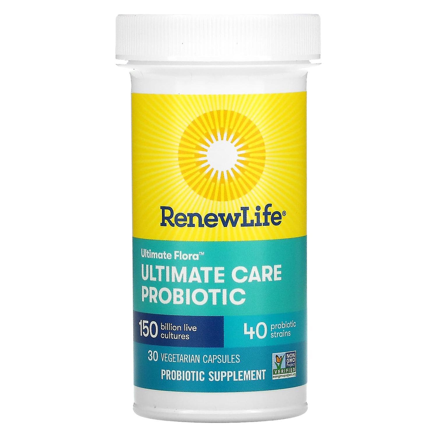 Renew Life, Ultimate Flora, Ultimate Care Probiotic, 150 Billion Live ...