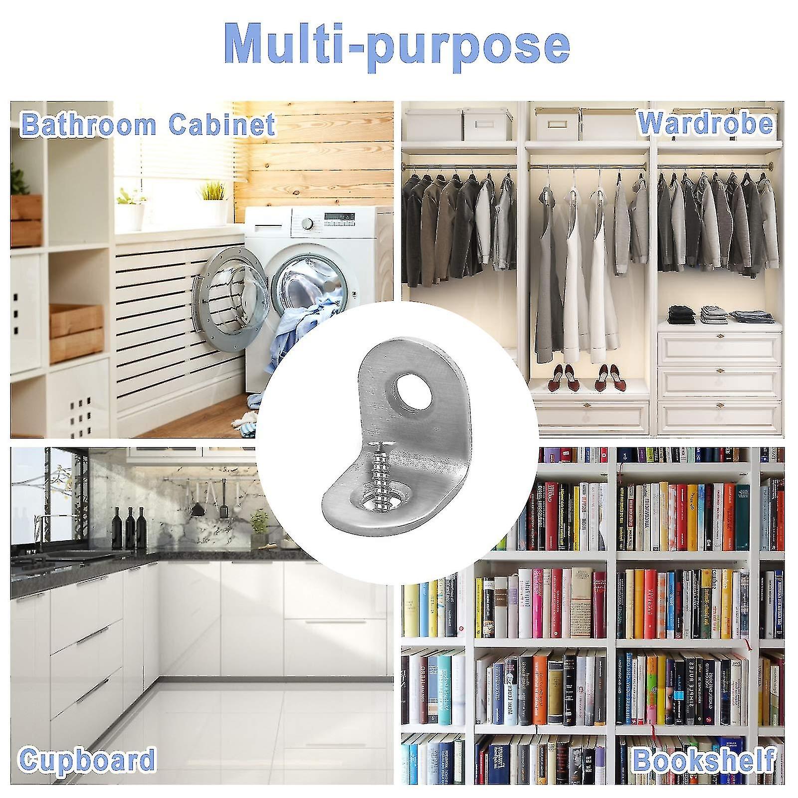 Small Brackets, 8pcs L Brackets, Small L Shaped Brackets, 20mm Right ...