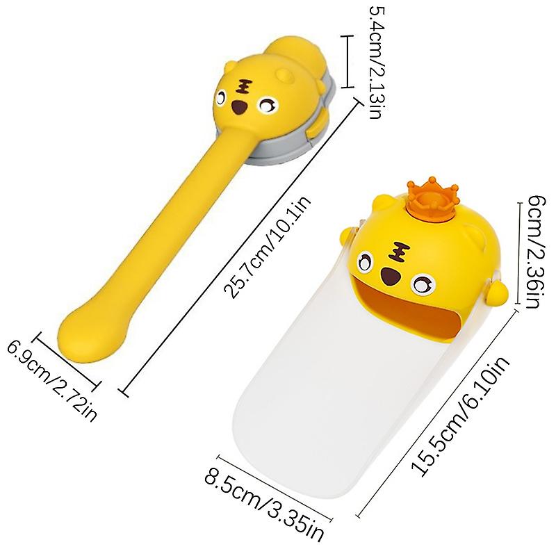 Cartoon Faucet Extender For Kids Hand Washing In Bathroom Sink Animals ...