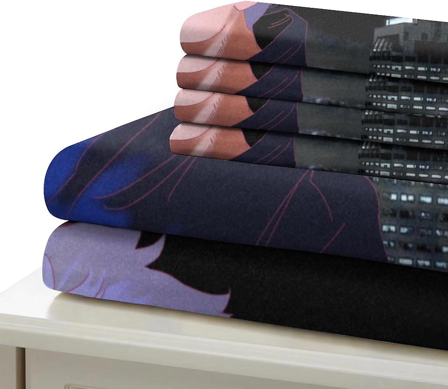 Anime Satoru Gojo 3D Print Bedding Set,Duvet Cover Set for Kids Boys ...