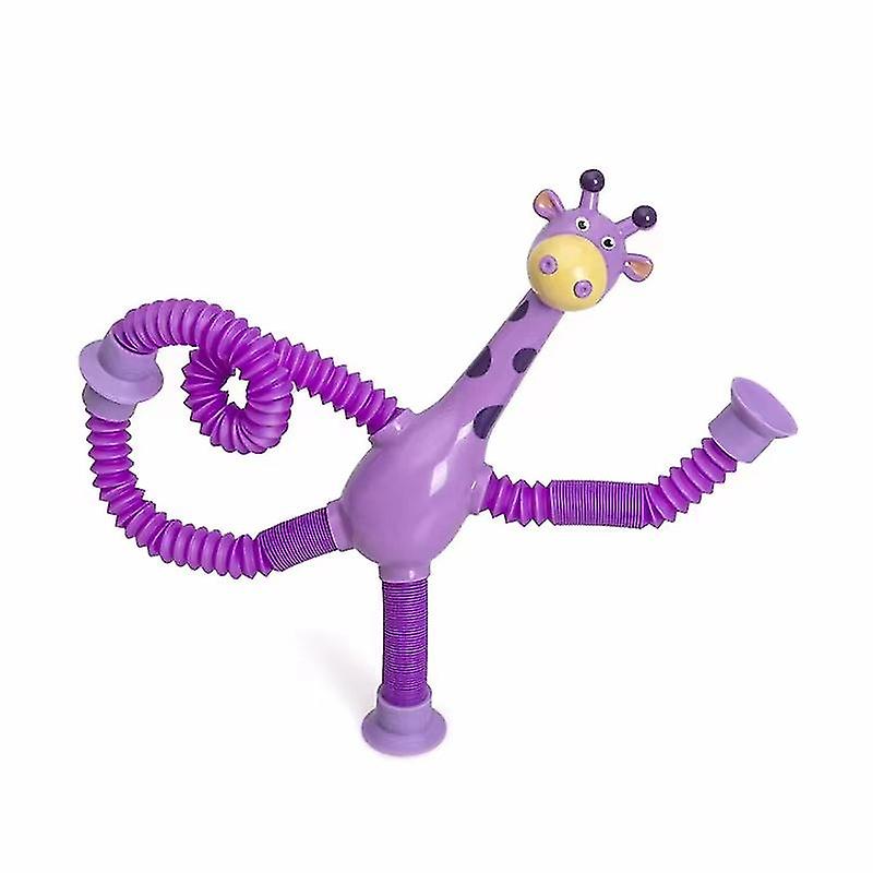 4pcs Telescopic Suction Cup Giraffe Toy,telescopic Suction Cup Giraffe ...
