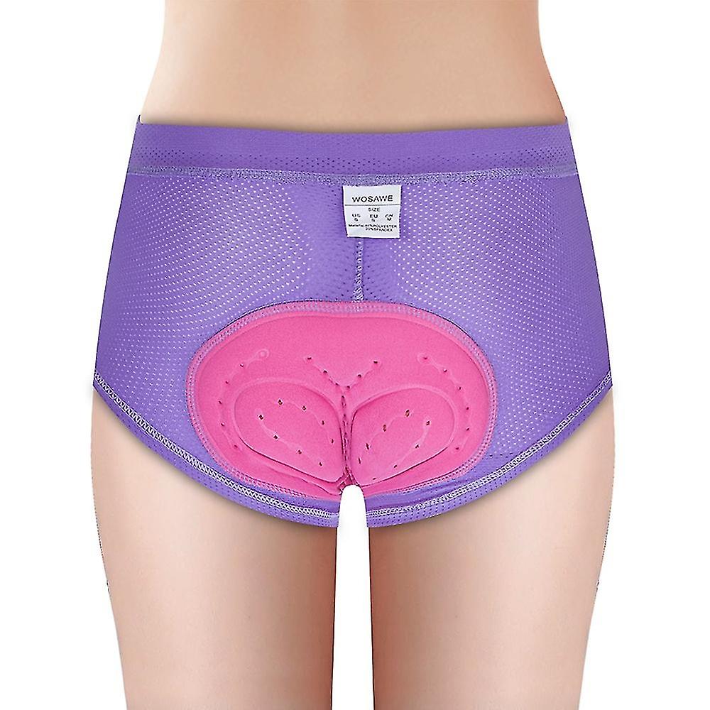 Women Cycling Underwear 3D Gel Padded Breathable Mesh MTB Bike Riding Biking Underwear Shorts ...