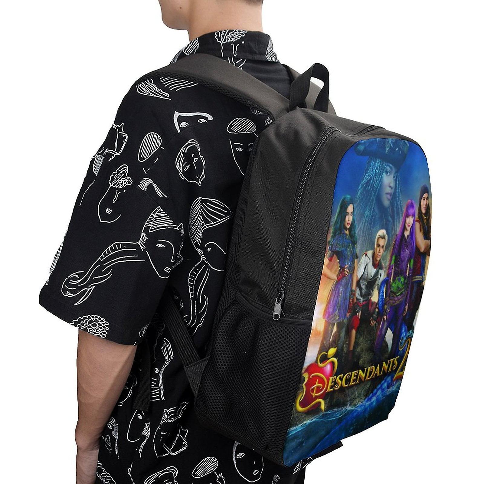 Descendants Poster Shoulder Backpack School Bag Bookbag Multipurpose ...