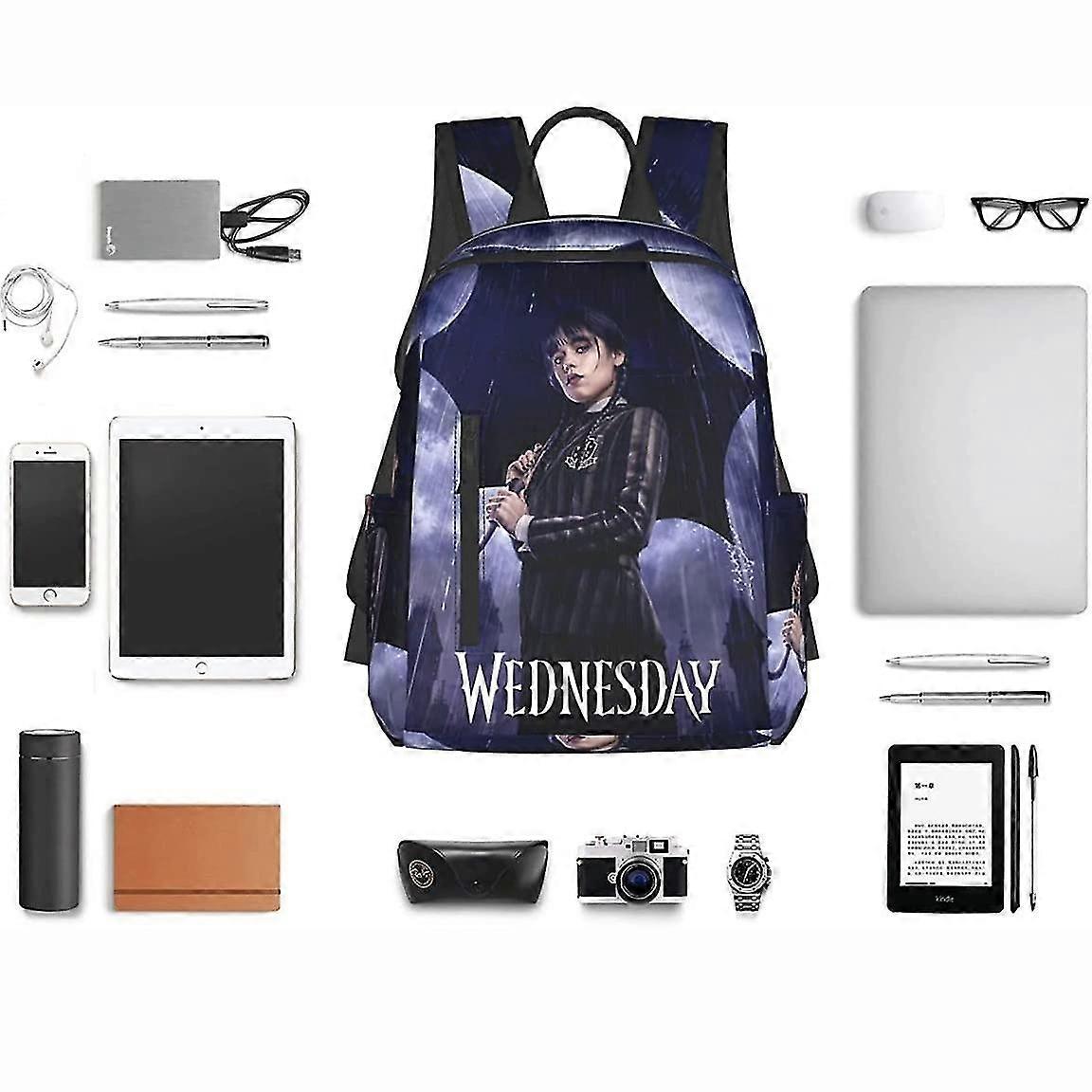 Wednesday Addams Backpack | Wednesdays Addams School Bag | Kids High ...
