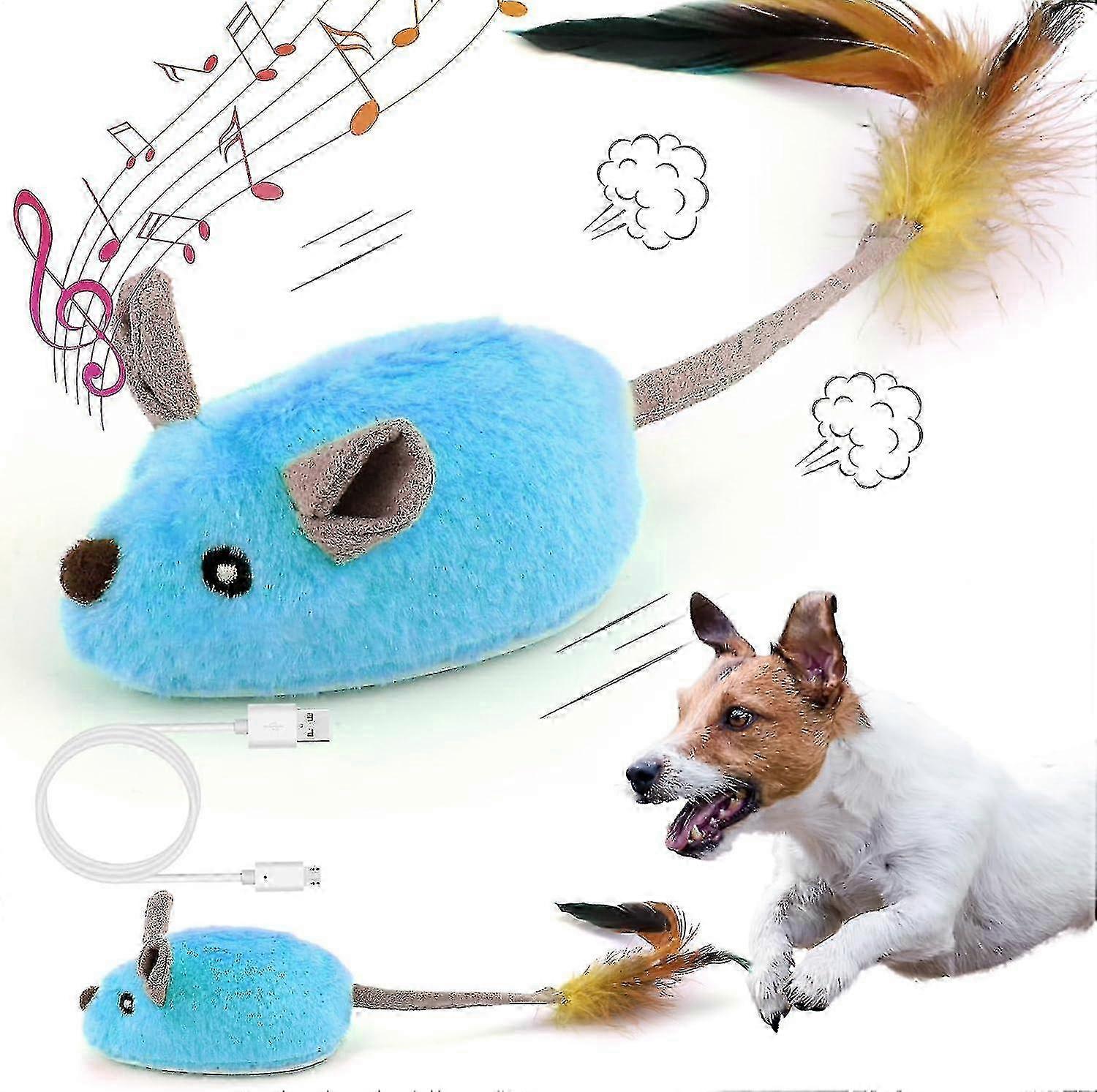 Fake Mouse Moving Dog Toy With Automatic Sensor, Dog Mouse Toy With ...