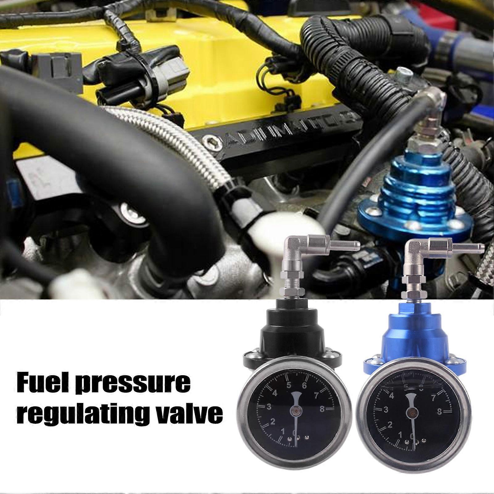 Universal Auto Fuel Pressure Regulator Supercharger With Gauge Kit ...