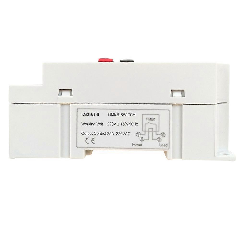 AC 220V 25A Digital Programmable Timer Din Rail Electronic Timer Time ...