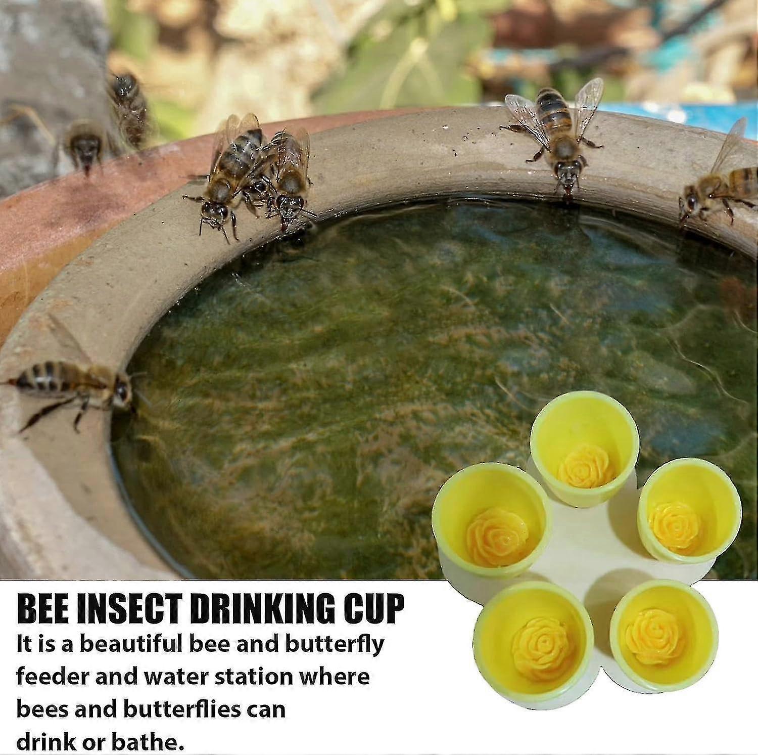 Bee Insect Drinking Cup, Bee Cups For Garden, Mini Drinking Cups Used By Bees In Garden, Collect ...