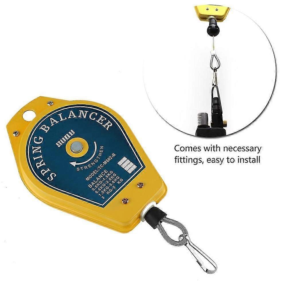 0.5-1.5 Kg Retractable Spring Balancer Tool Fixture Holder Hanging Tool ...