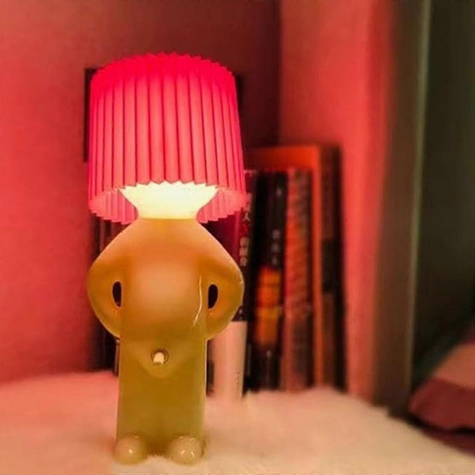 New 3d Shy Man Lamp -funny A Little Shy Man Creative Lamp-the Style Of ...