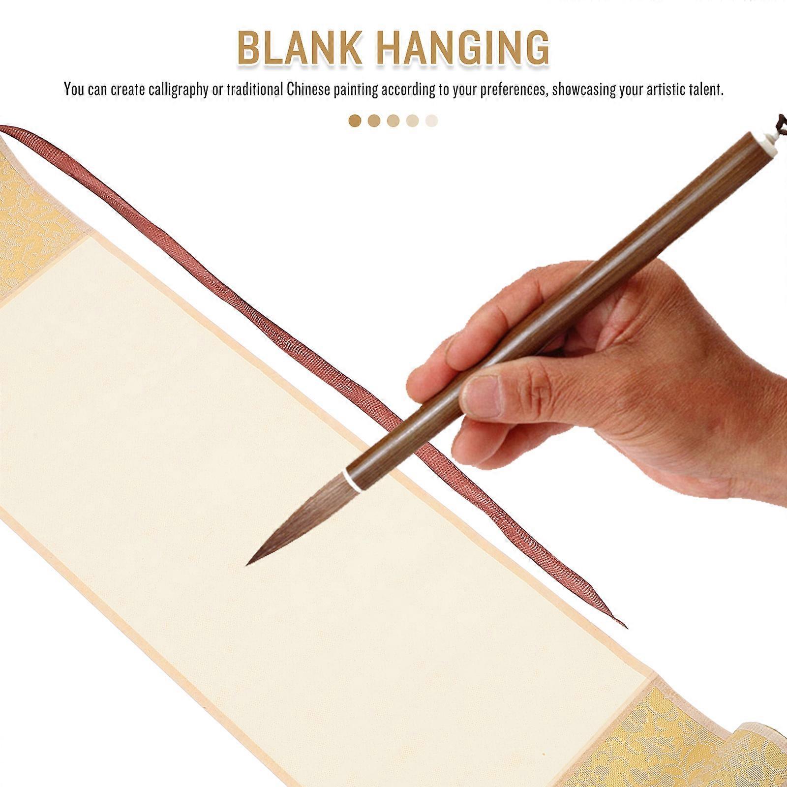 Blank Scroll Small Chinese Painting Calligraphy Scroll Decorative ...