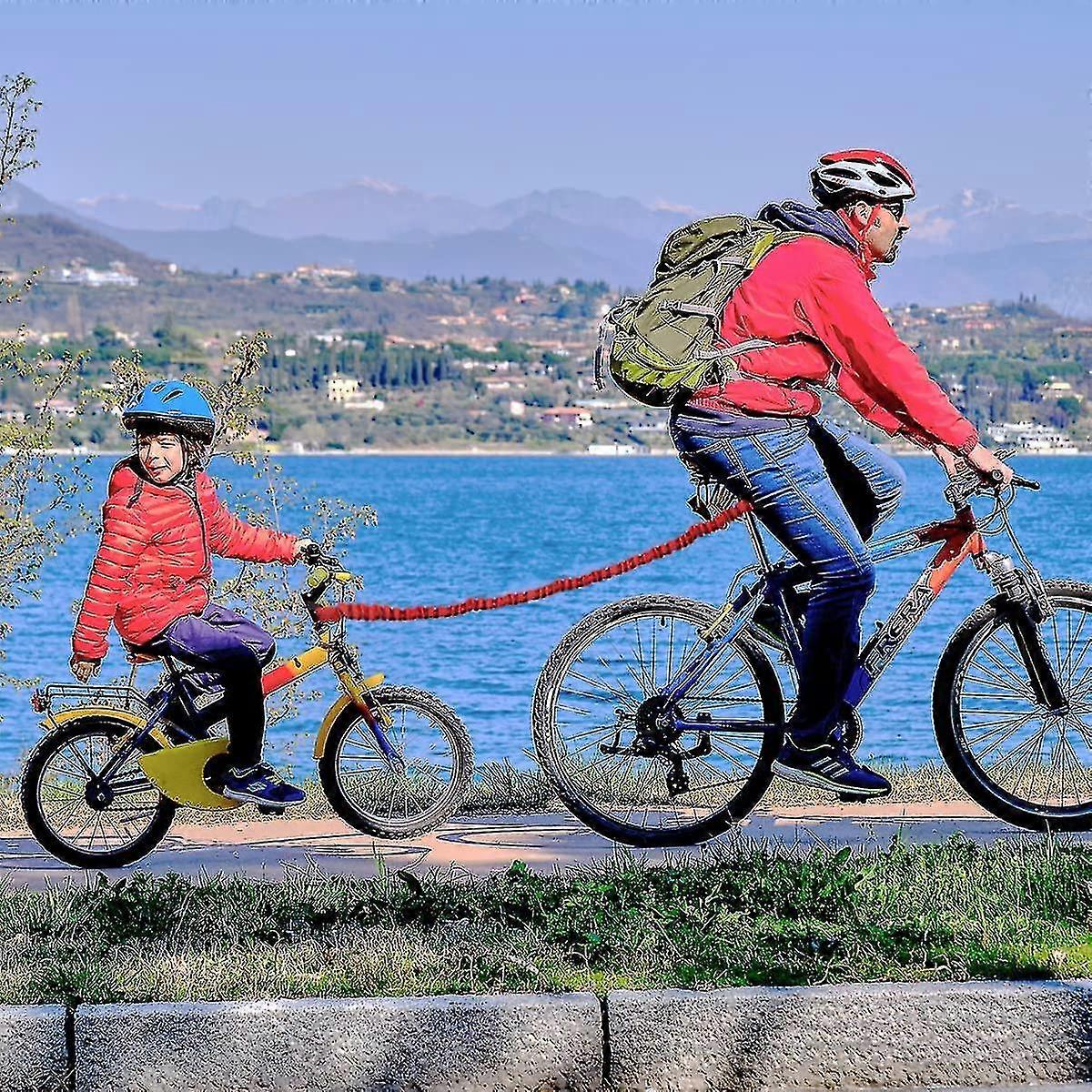 Tow Rope for Kids' Bicycles - Elastic Bicycle Bungee Tow Rope - 500 Lbs ...