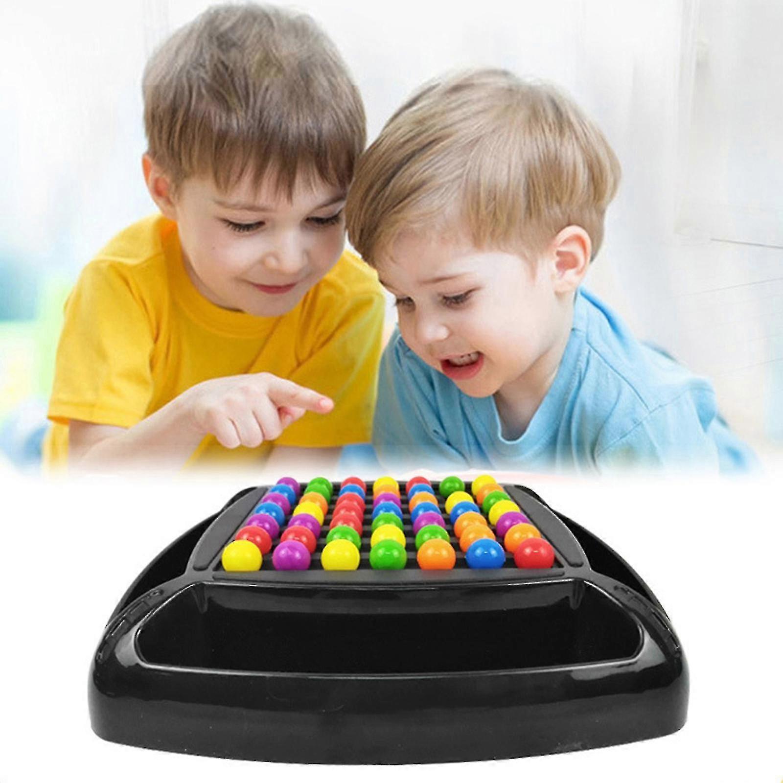 Rainbow Bead Game For Kids Puzzle Magic Chess Board Game Rainbow Ball ...