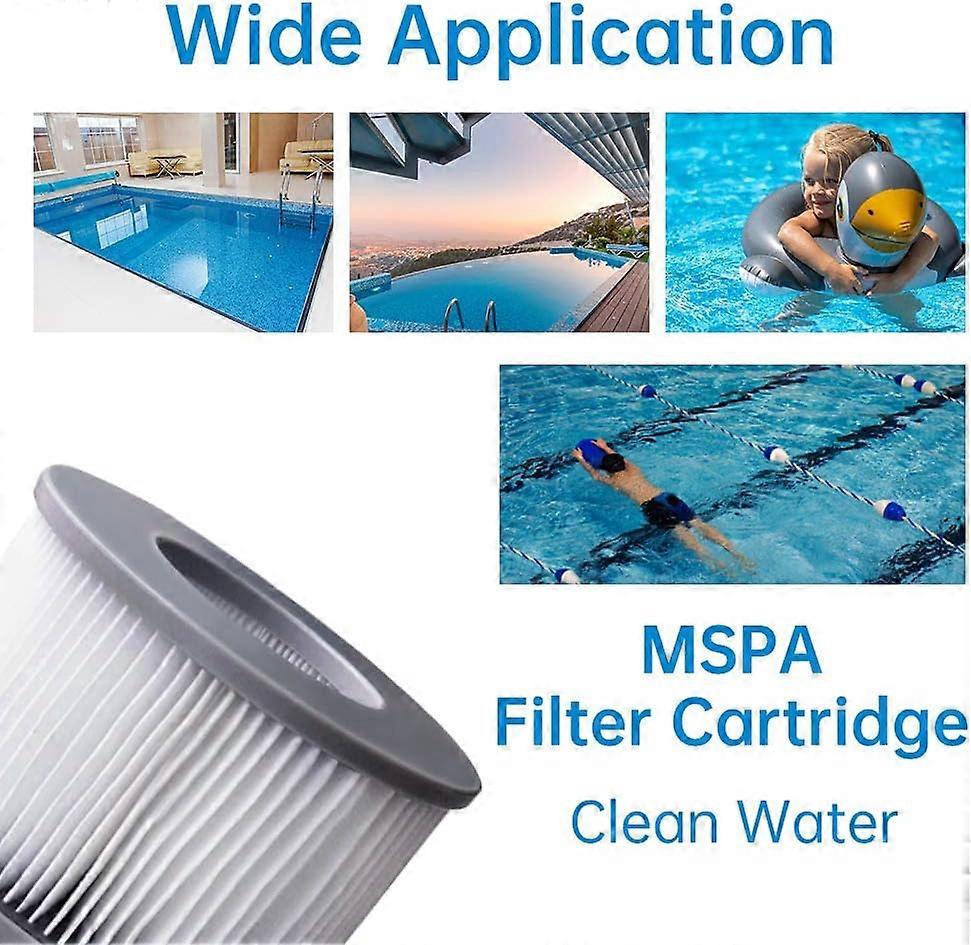 2pcs Hot Tub Filters for MSpa Inflatable Pools, Filter Cartridge Pump ...