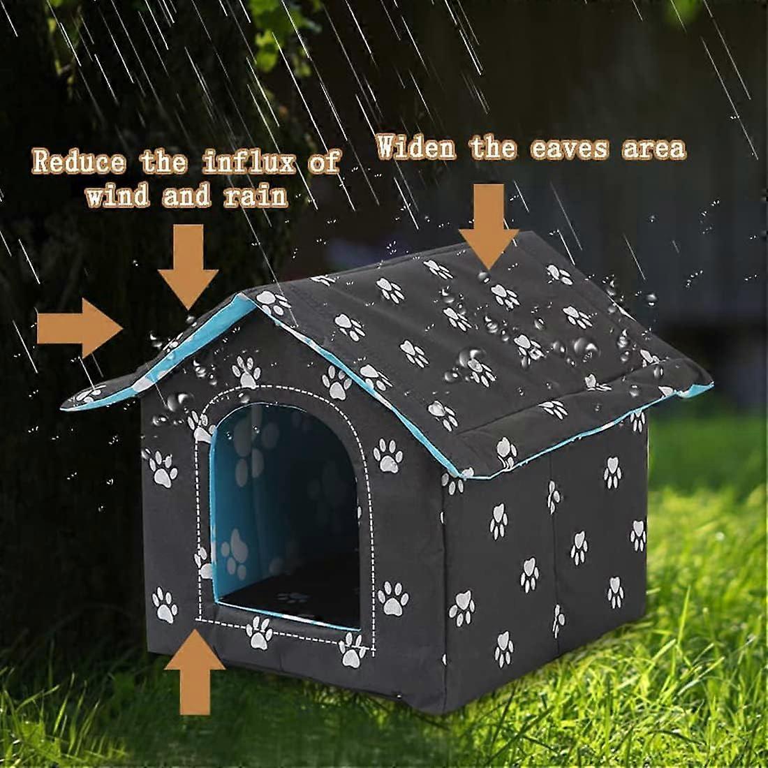 Outdoor Cat Kennel Easy to Wash Foldable with Detachable Cushion ...