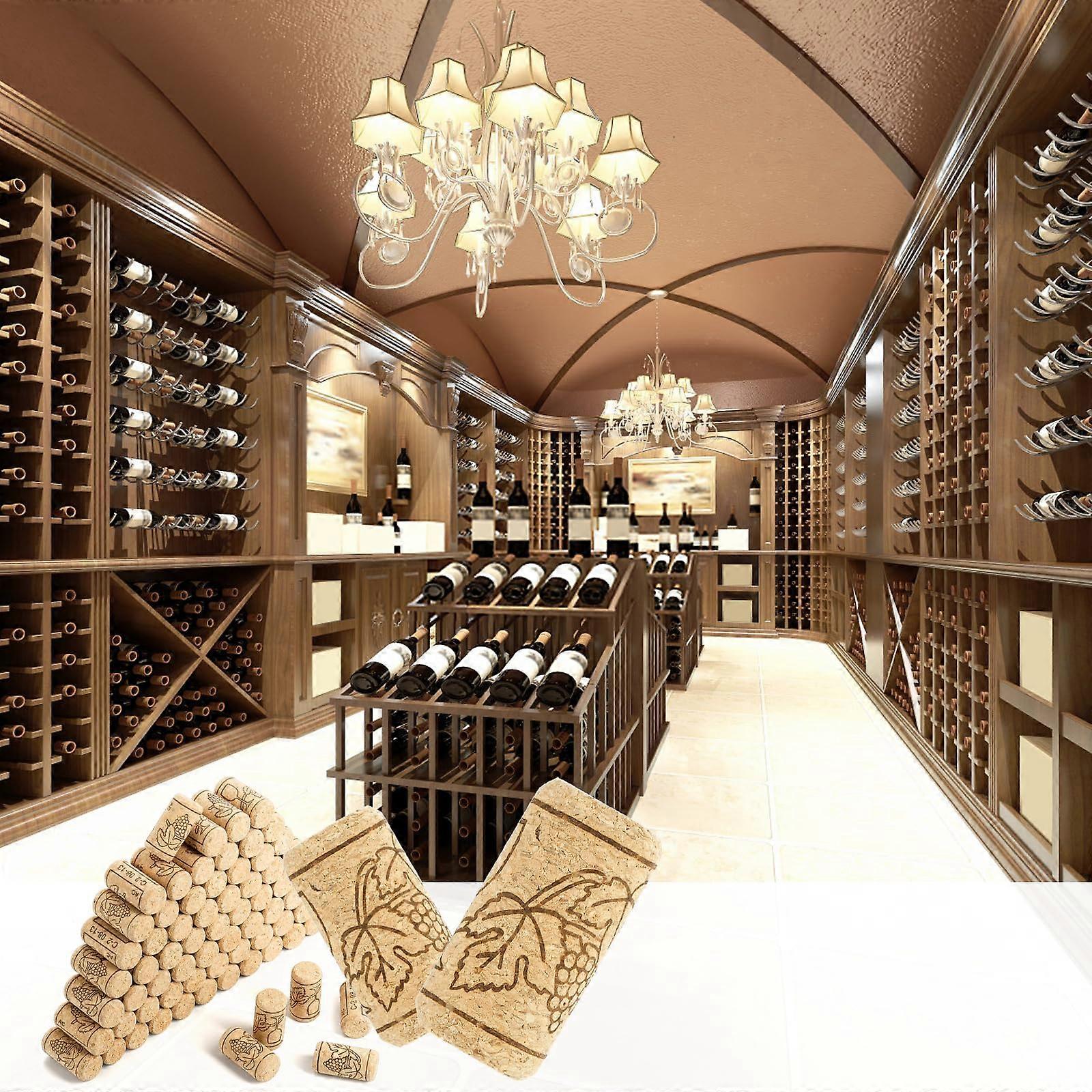 100 Pcs Natural Wine Corks 2.1x 4mm Premium Straight Cork Stopper ...