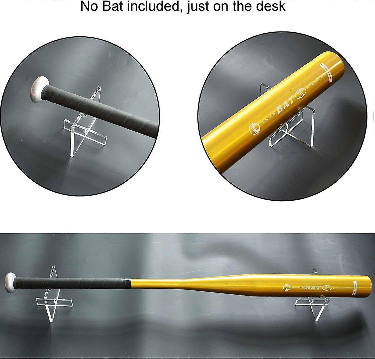 Horizontal Baseball bat Desktop Display Stand Display Mount On The Desk ...
