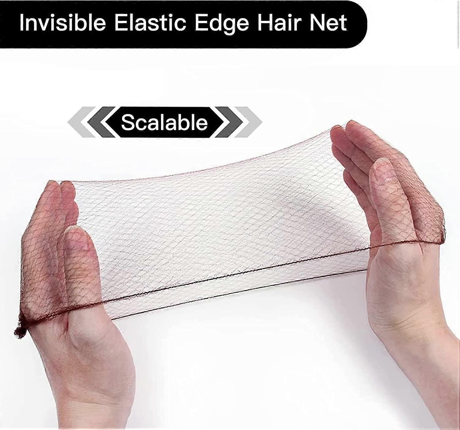 Hair Nets for Women Bun,Invisible Hair Nets Elastic Edge Mesh,Hair Bun ...