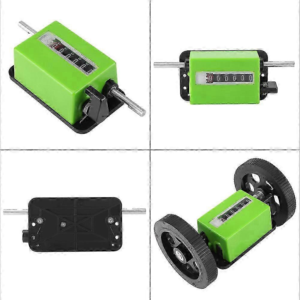 1pc Mechanical Length Counter Meter Counter Rolling Wheel Green | Fruugo UK