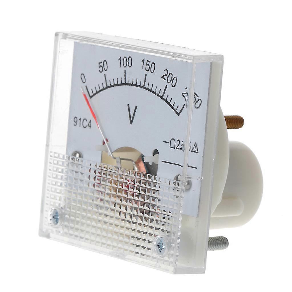 10 Types Pointer Voltmeter for DC Square Analog Volt Pointer Needle ...