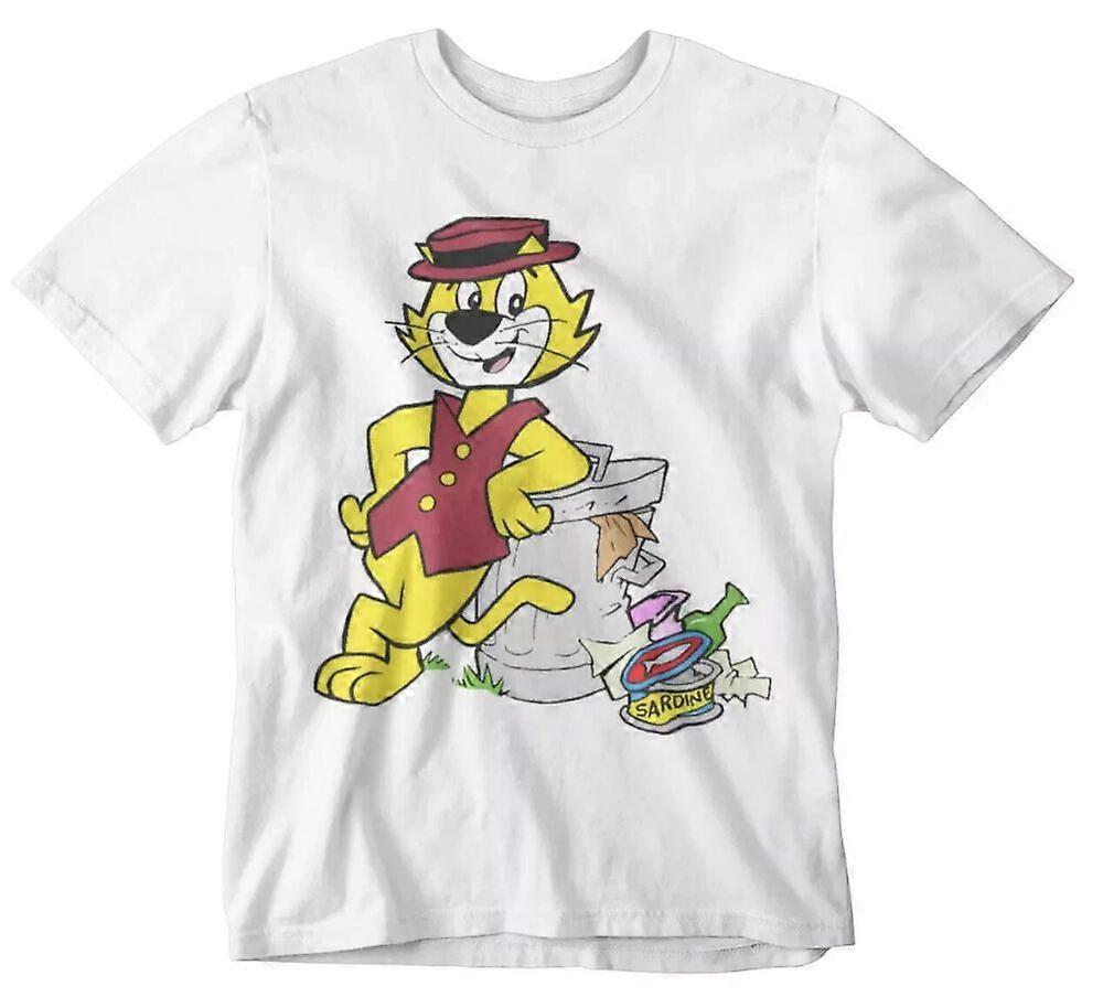 TOP CAT T-SHIRT CARTOON 70S 80S CHOO CHOO SPOOK UK RETRO TEE VINTAGE ...